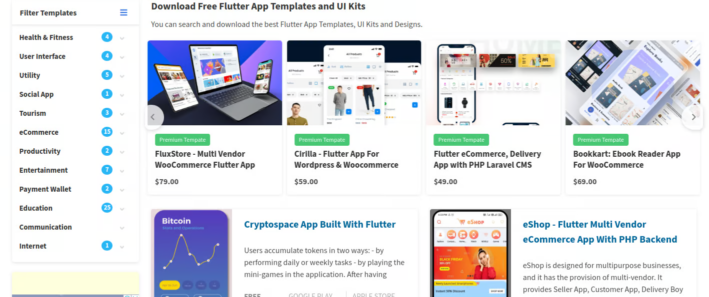 11 Лучших шаблонов Flutter для бесшовной разработки мобильных приложений - Notissimus.com